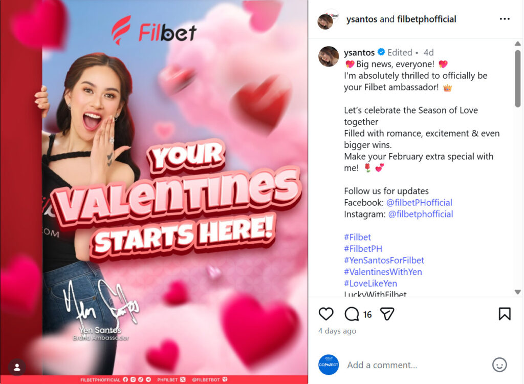 Filipino actor Yen Santos signs as Filbet brand ambassador – COMPLETE ...